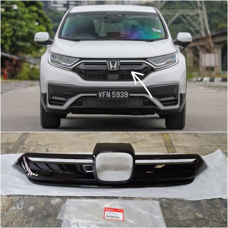 ORIGINAL HONDA CRV 2020~2022 FRONT GRILLE CENTRE MOULDING (BLACK) CR-V ...