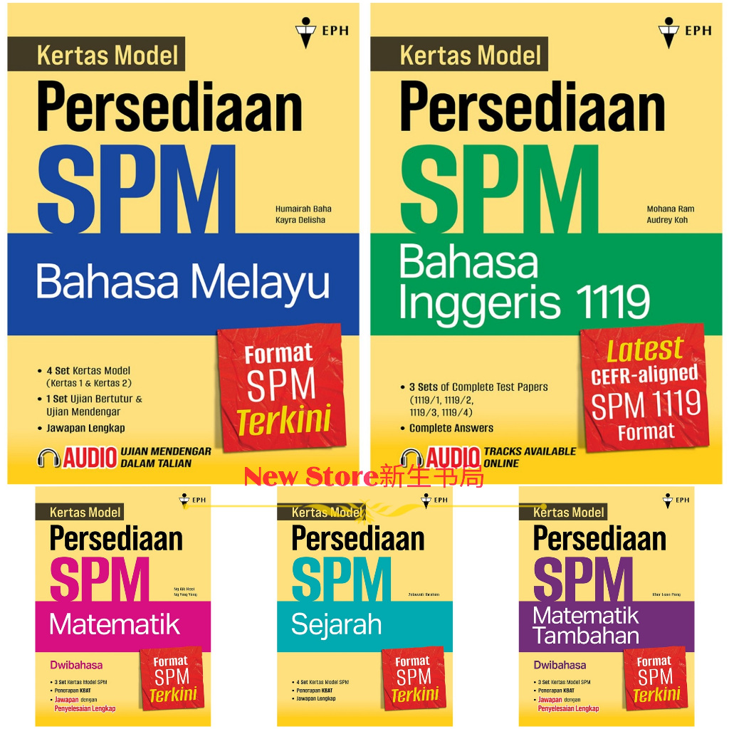 [NEWSTORE]EPH 2024 Kertas Model Persediaan SPM ~ BM/English/Matematik ...