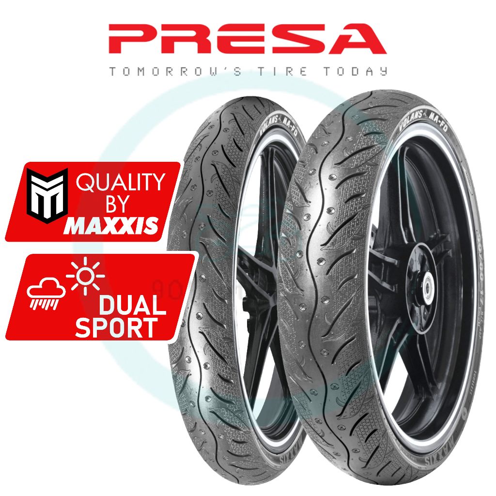PRESA MAXXIS VOLANS FD COMPOUND TYRE TUBELESS MOTOR TIRE MOTOR TAYAR ...