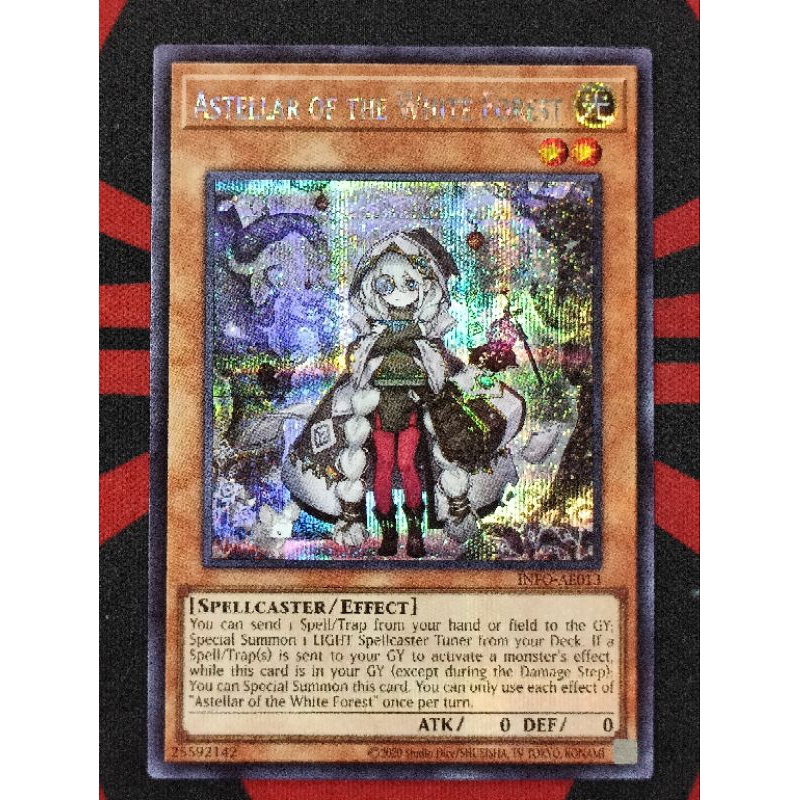 YUGIOH KONAMI INFO-AE013 Astellar of the White Forest (Secret Rare/Super Rare) | Shopee Malaysia