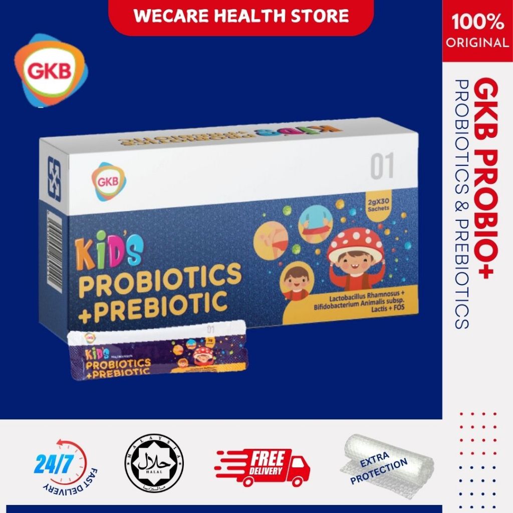 GKB Kids Probiotic+Prebiotic 2g x 30s for Little Picky Eater | Shopee ...