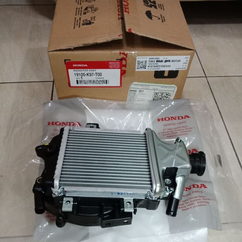 19100-K97-T00 HONDA ADV150 Radiator Comp / Tangki Air Coolant 100% ...