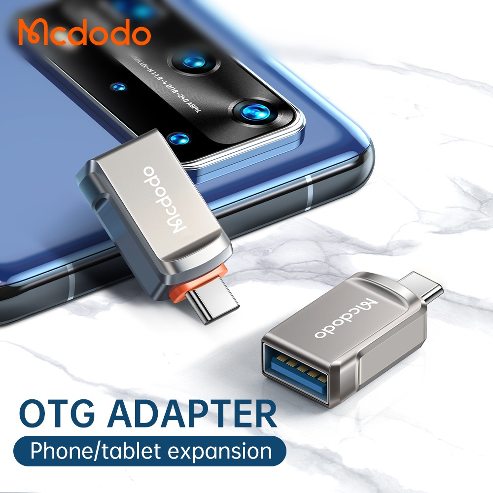 MCDODO OT-8730 USB to Type-C Mini OTG Adapter Converter Mini OTG 3.0A ...
