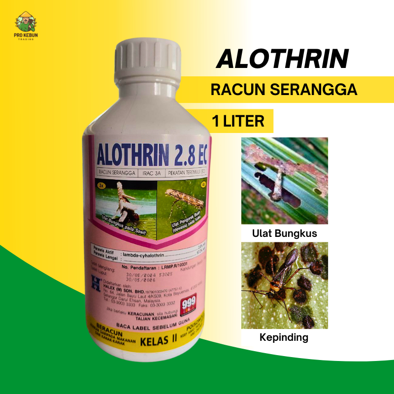 Alothrin Sama Karate Racun Serangga Insecticide Racun Ulat Pengorek ...