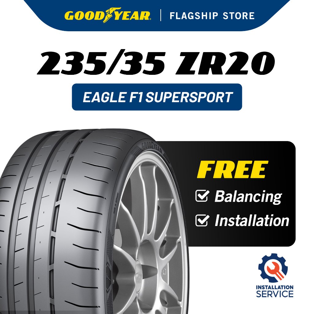 Goodyear 235/35ZR20 Eagle F1 Supersport For Ferrari 488 Spider/Peugeot ...