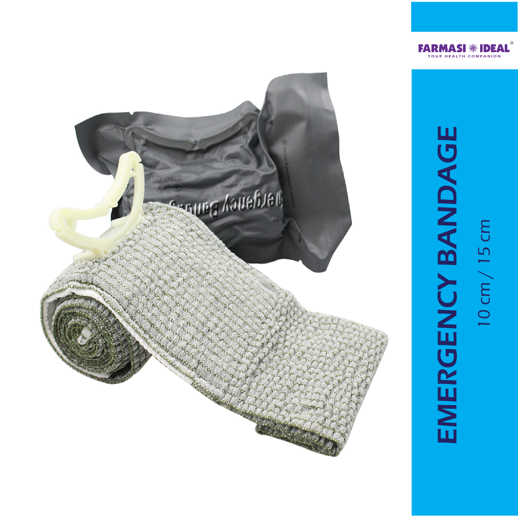 EMERGENCY BANDAGE Israeli Bandage Wound Dressing Compression for Battle ...