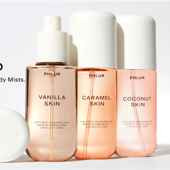 Phlur Edible Skin Trio | Travel Size Body Mist (90ml x 3) | Shopee Malaysia