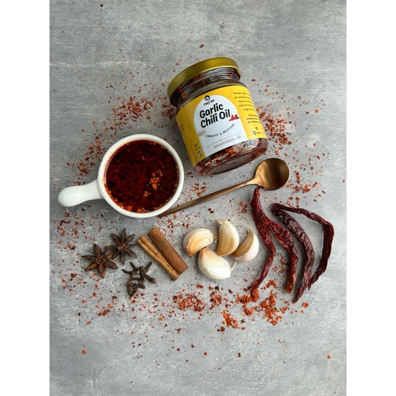 Garlic Chili Oil homemade 100% halal buatan muslim by Chef Ibu ...