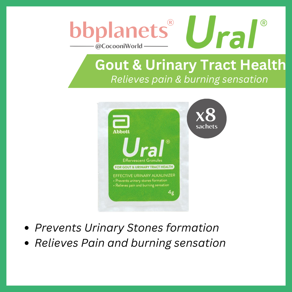 [EXP:09/26] Abbott Ural Effervescent Granules 8 Sachets Relieves pain ...