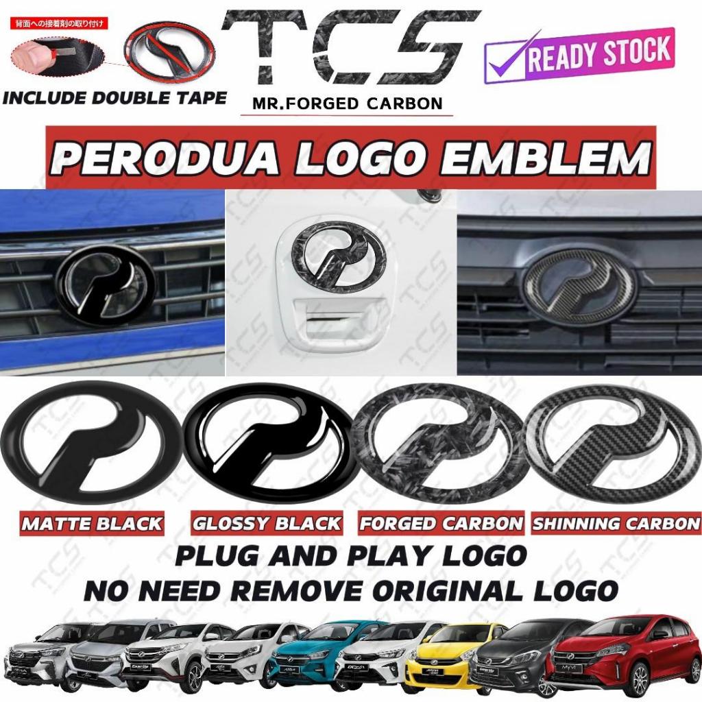 TCS PERODUA LOGO EMBLEM PLUG AND PLAY DONT NEED REMOVE LOGO ORI PERODUA ...