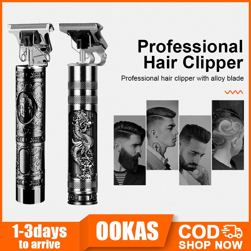 OOKAS Mesin Rambut potong Electric Hair Trimmer Clipper Cutting Machine ...