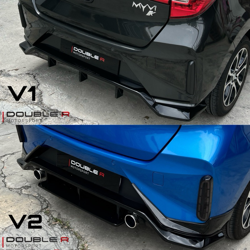 MYVI G3 FACELIFT 2022-2025 REAR DIFFUSER | Shopee Malaysia