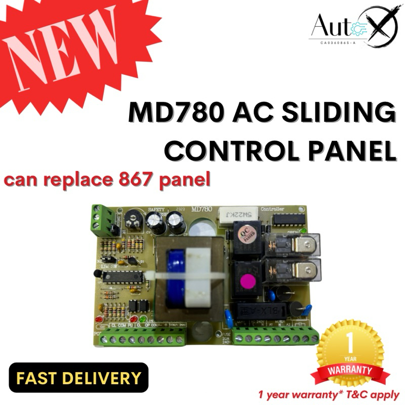 MD780 replace 867 Panel AC Sliding Control Panel - AC Motor/Celmer/G-force/L200/L400 | Shopee ...