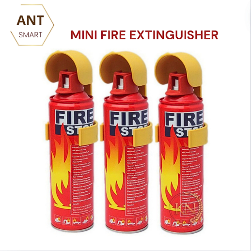 Mini spray fire extinguisher to put out emergency fires on cars ...