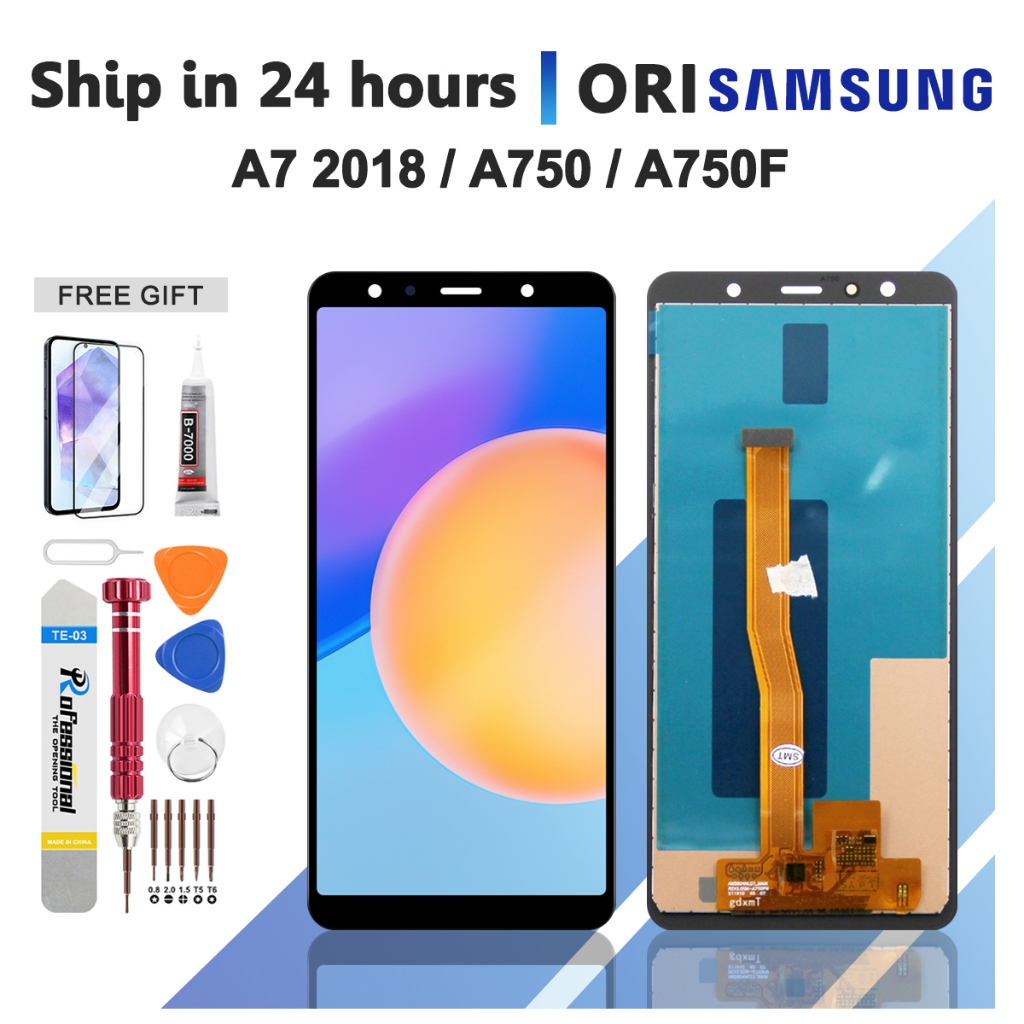 TFT LCD SAMSUNG A7 2018/A750/A750F/A750FN/A750G/A750GN/A750FN/DS Replacement components for ...