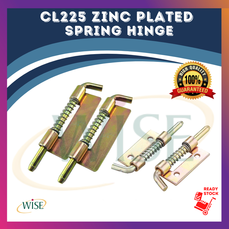 WISE CL225 Zinc Plated Spring Hinge Concealed Hinge Enclosure Server ...