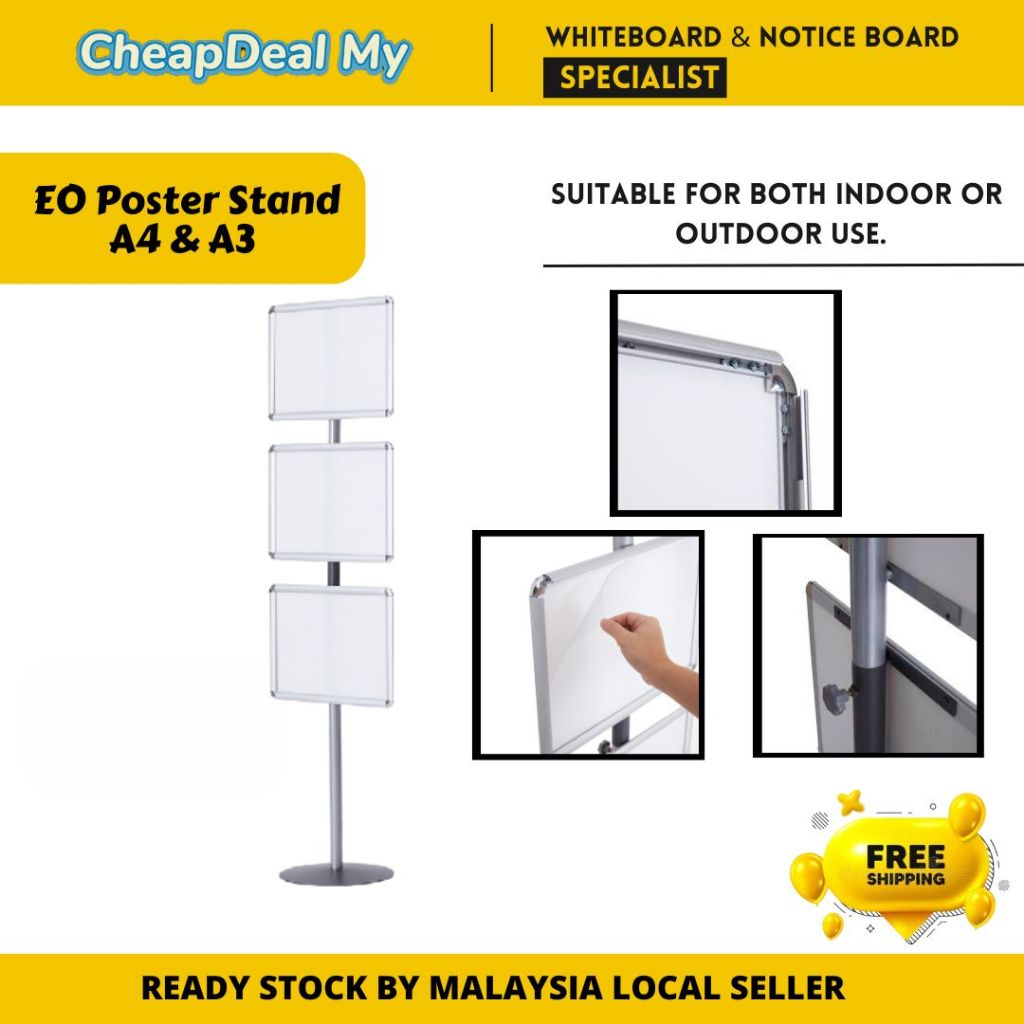 Poster stand/Menu stand/display stand/3 poster stand/multi poster stand ...