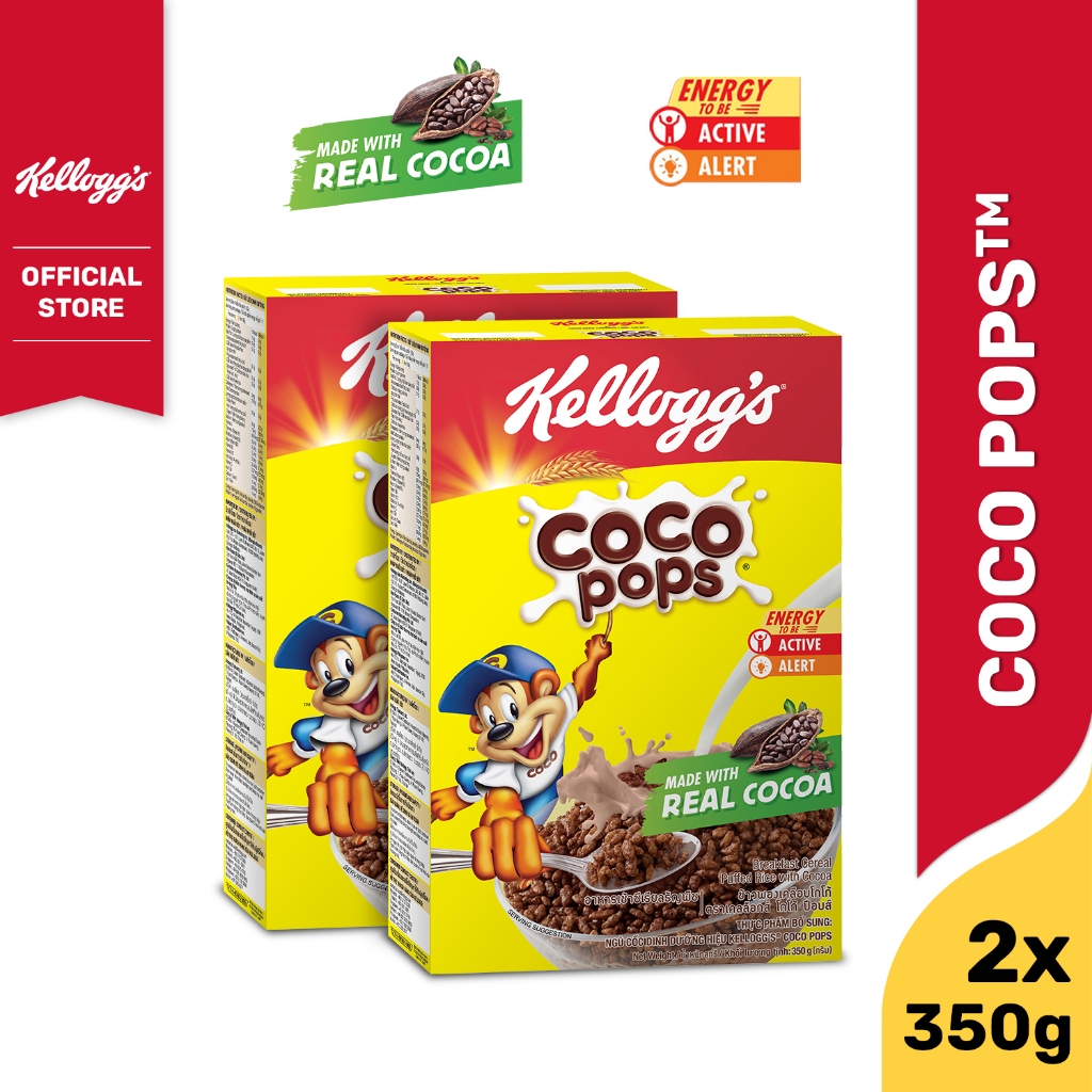Kellogg's Coco Pops Kids Cereal 350g | Shopee Malaysia