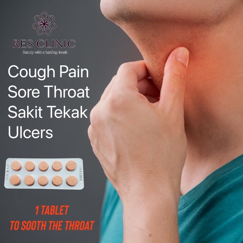 SUNQUADIN LOZENGES SAKIT TEKAK / KAHAK / BATUK / RADANG 10BIJI | Shopee Malaysia