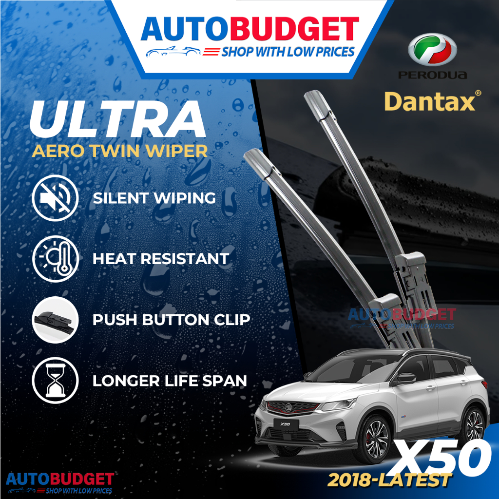 Proton X50 2020-2024 Car Wiper 24"+16" Dantax Ultra AeroTwin Windshield ...
