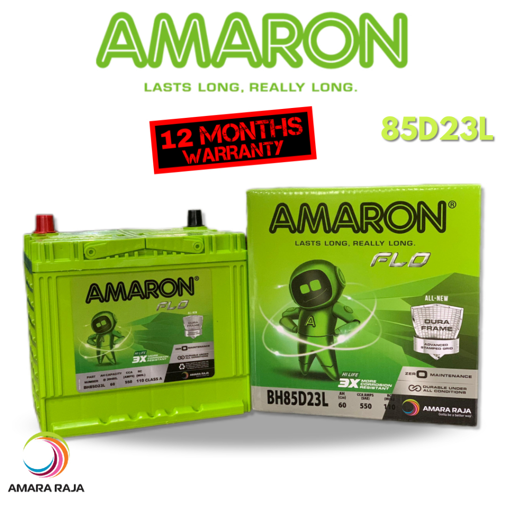 【SABAH】Amaron Hi Life 85D23L Car Bateri Kereta Made in India | Shopee ...