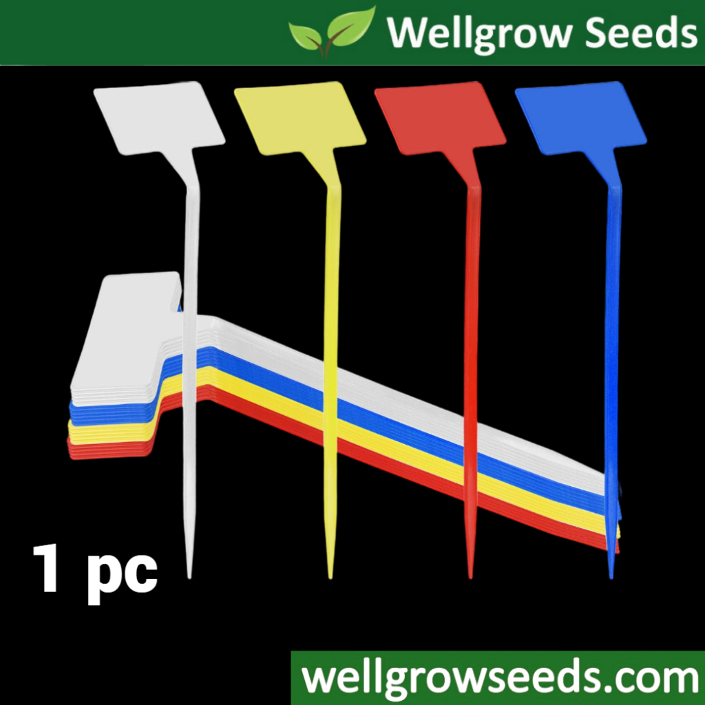 Plant Label/Plant Tag: AL300 (1 pc) Angled Yellow Ground Label 大号 黄色 斜面 ...