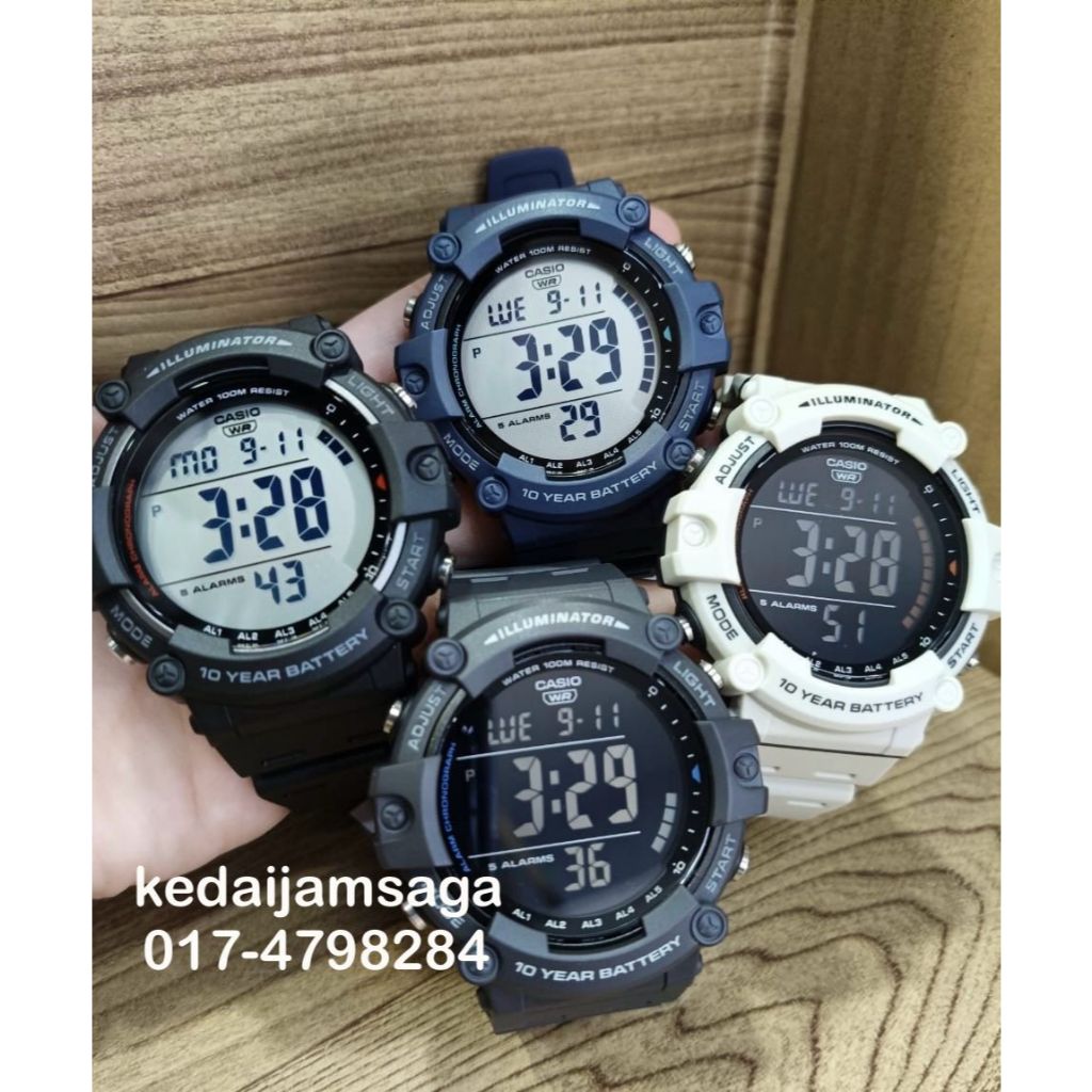 CASIO DIGITAL AE1500WH MEN WATCH / AE-1500WH-1A / AE-1500WH-2A / AE-1500WH-8B / AE-1500WH-8B2 ...