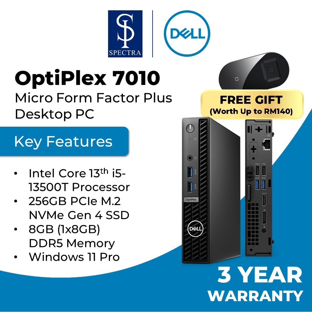 Dell OptiPlex 7010 Micro Form Factor Plus Desktop PC (Intel Core i5 ...