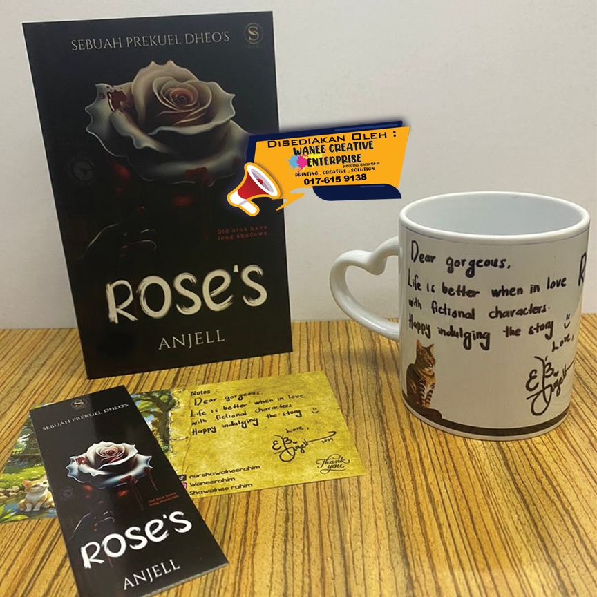Novel Rose's by Anjell COMBO WITH mUG | Shopee Malaysia