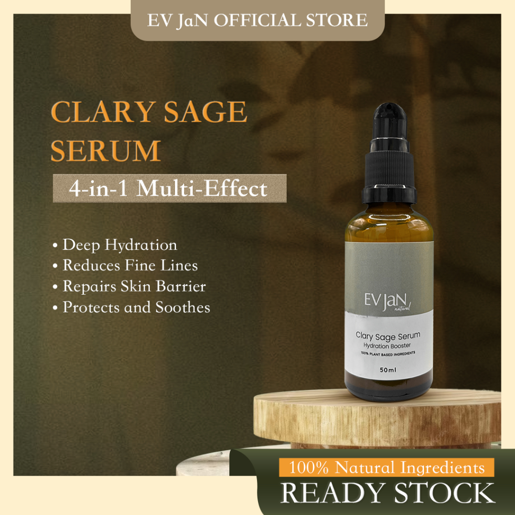 Clary Sage Serum Hydrating Booster Serum (50ml) | Hydrating | Lifting ...