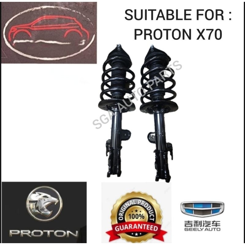 100% ORIGINAL GEELY PROTON X70 ABSORBER ASSEMBLY SET | Shopee Malaysia