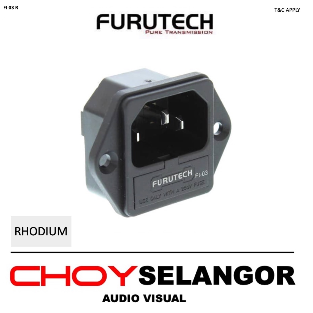 Furutech FI-03 R IEC Input Connector 1pcs | Shopee Malaysia