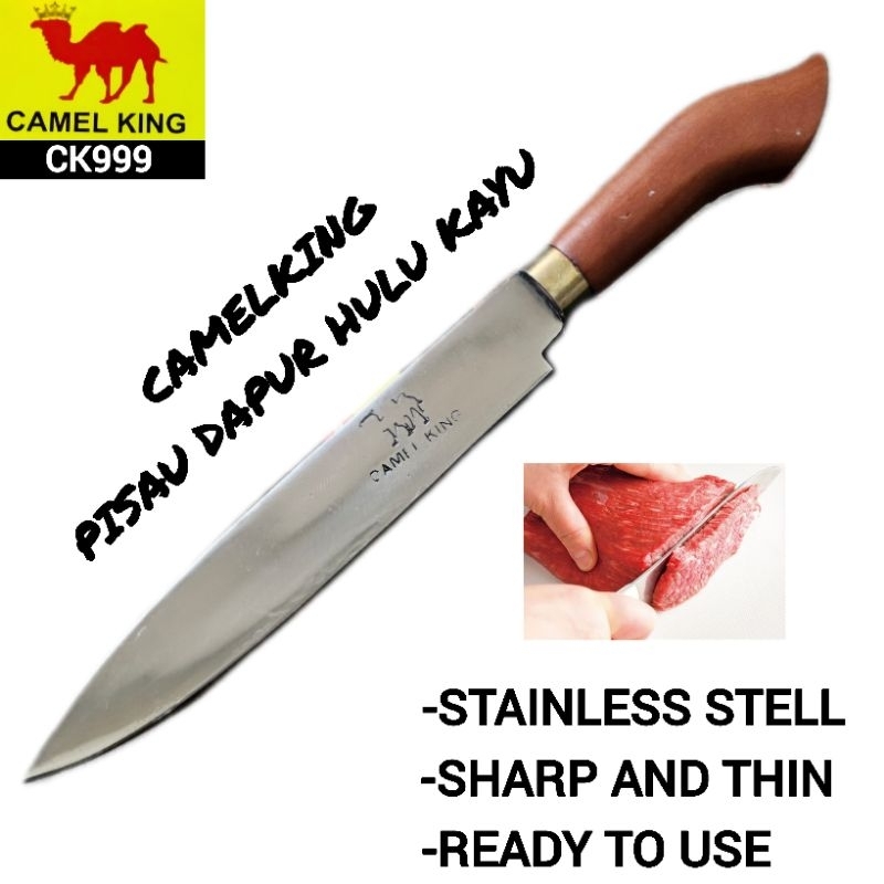 CamelKing Pisau Dapur/ Hulu Kayu/ kitchenknife/ Japan Steel ...