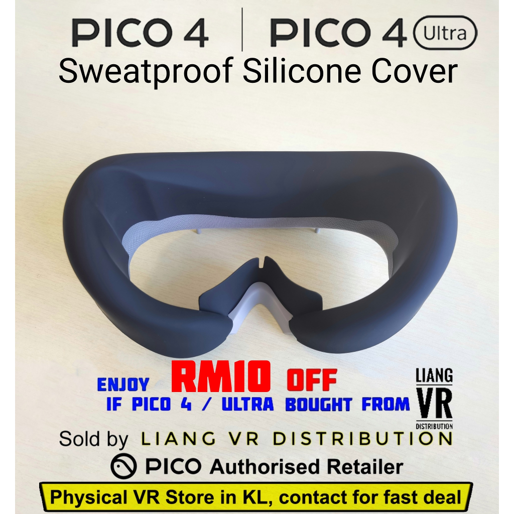 Pico 4/Pico 4 Ultra Sweatproof Silicone VR Cover (designed by AMVR ...