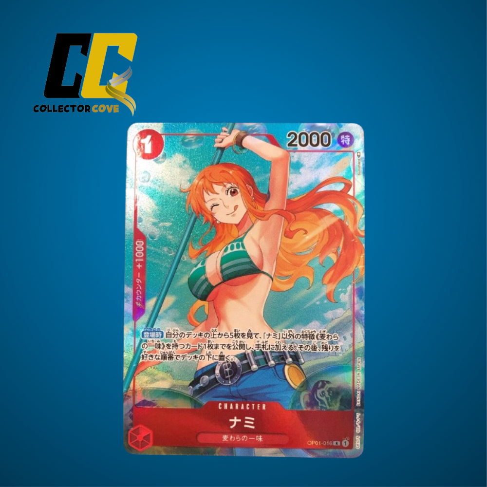 One Piece Nami OP01-016 Romance Dawn | R | CHARACTER Nami (Parallel) | AA Alternate Art | Shopee ...