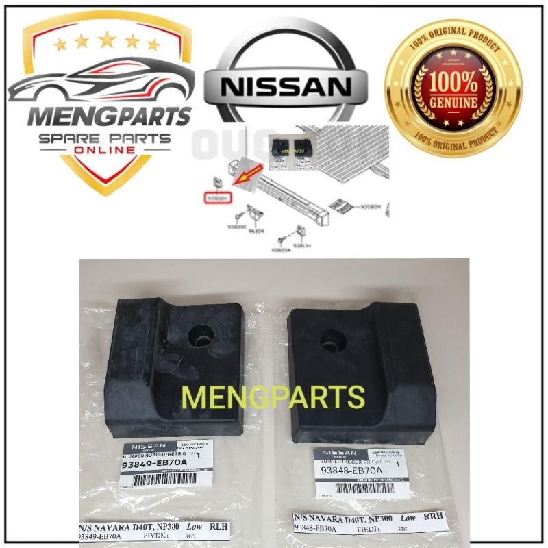 ORIGINAL NISSAN NAVARA D40T & D23 NP300 REAR BONNET LOWER BUMPER ...
