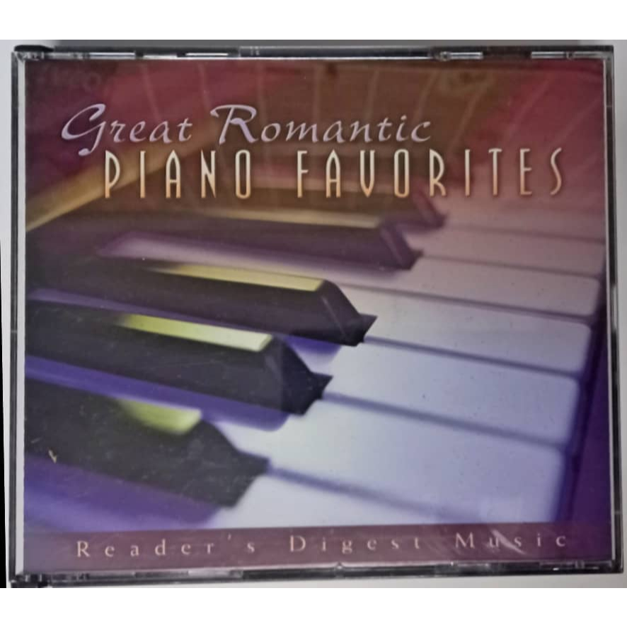 READER'S DIGEST MUSIC GREAT ROMANTIC PIANO FAVORITES 4CD AUDIO SET BOX ...