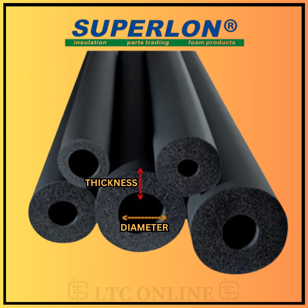 Superlon Pipe Insulation For Air Conditioning Refrigeration Chiller ...