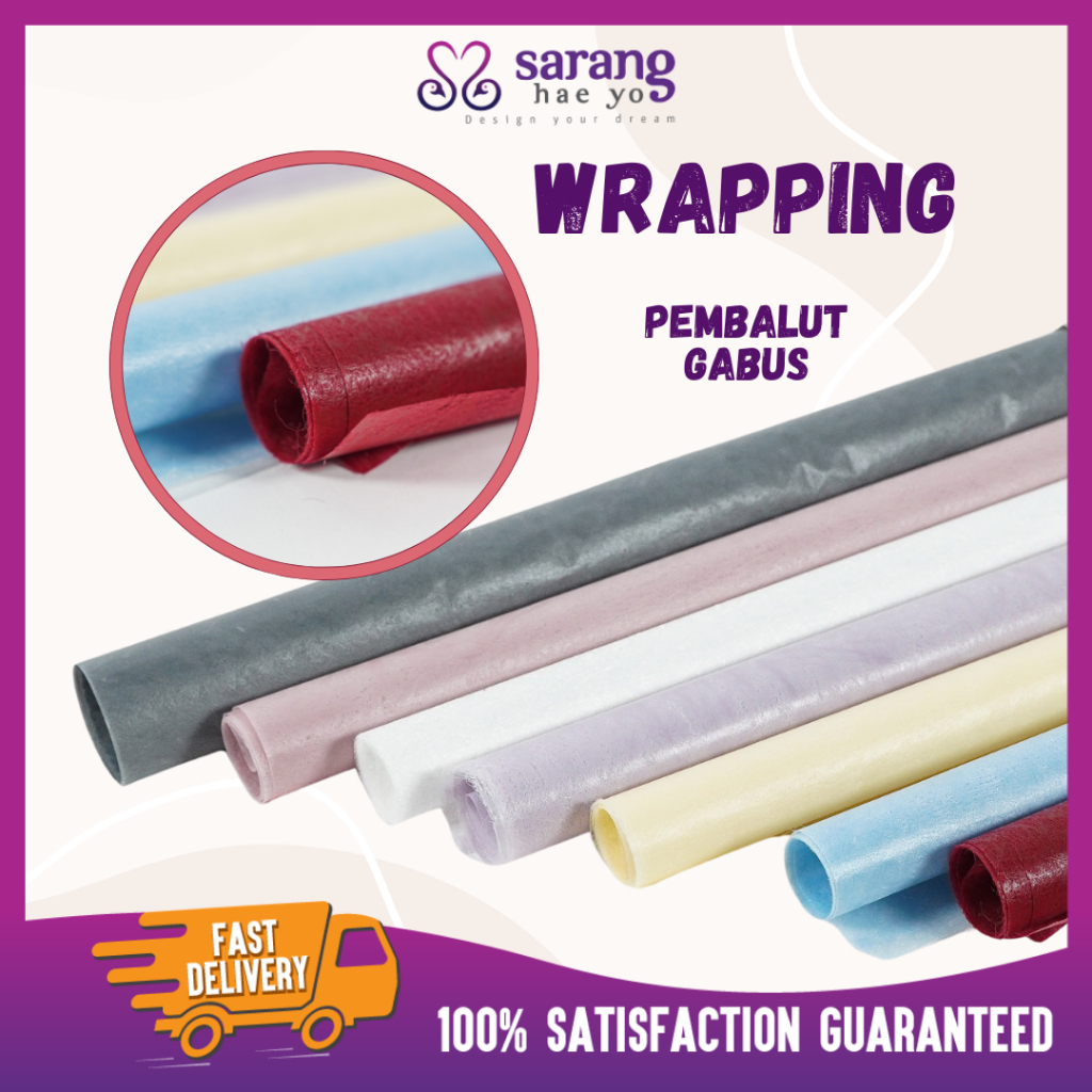 53cm*57cm Tisu Flower Wrapping Paper Packaging Wrap Florist Pembalut ...