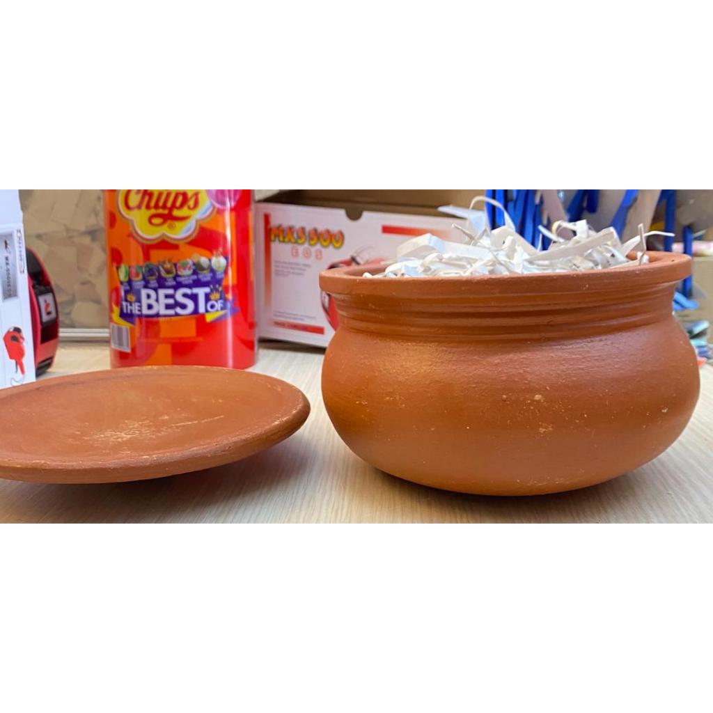 Curry pot/ClaypotMaati Wood Earthen Clay/Kadhai Pots for Cooking, Pre ...