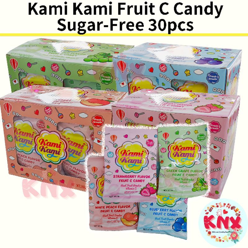 Kami Kami Fruit C Candy 8g x 30pcs | Shopee Malaysia