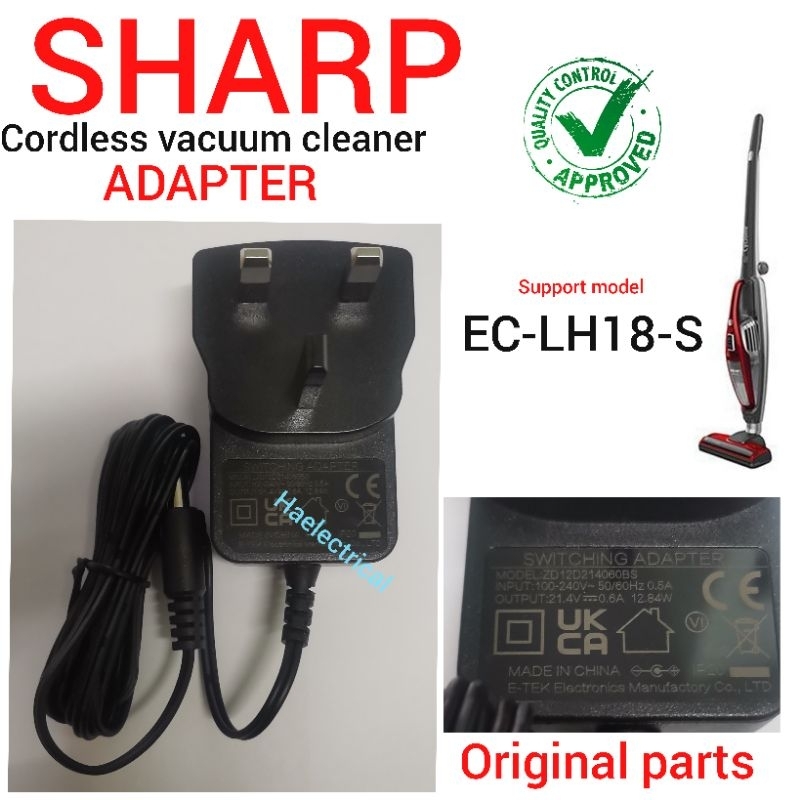 SHARP CORDLESS Vacumm Cleaner ADAPTOR for EC-LH18-S | Shopee Malaysia