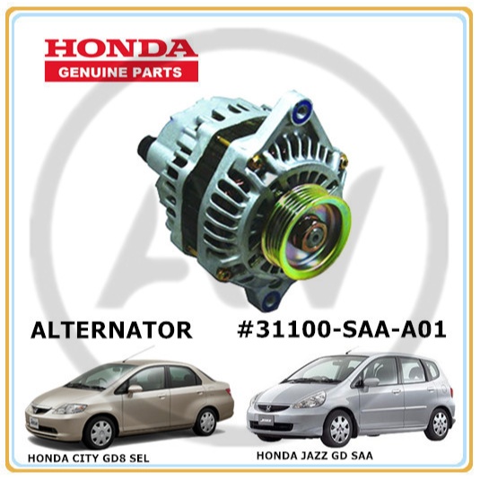 Honda City 1.5 GD8 SEL Jazz GD SAA 2003-2007 Alternator Assembly Assy ...