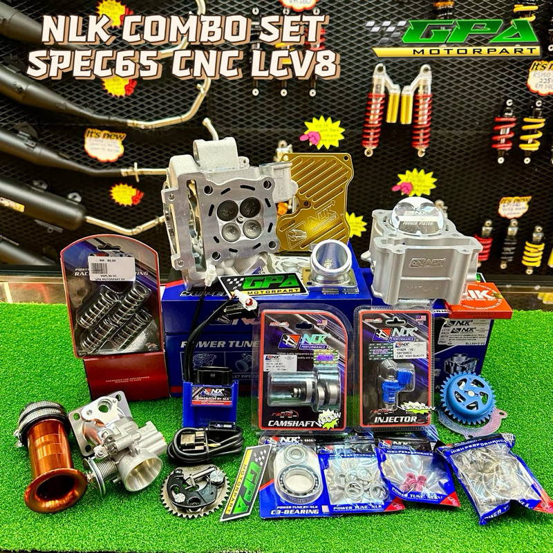 NLK PERFORMANCE SUPER COMBO SET SPEC65 CNC LCV8 SUPERHEAD V6 BLOCK CERAMIC | Shopee Malaysia