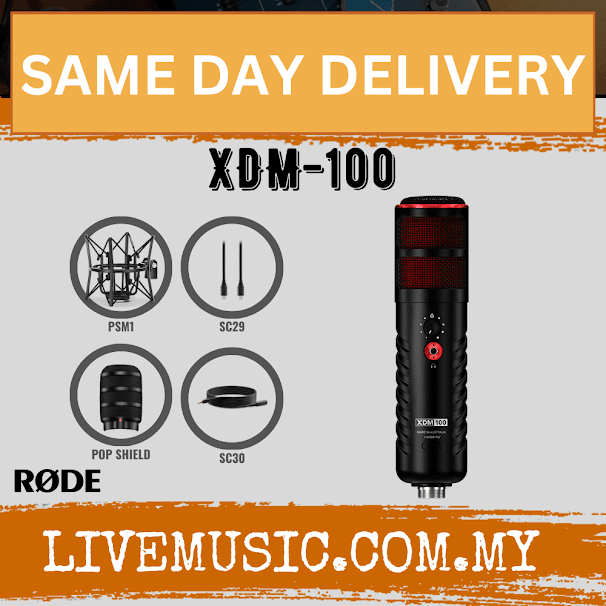 Rode XDM-100 Dynamic USB Microphone ( XDM 100 / XDM100 ) | Shopee Malaysia