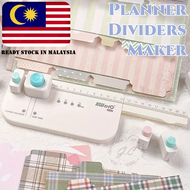 Multipurpose Planner Dividers Maker Index Tab Punch Board Page ...