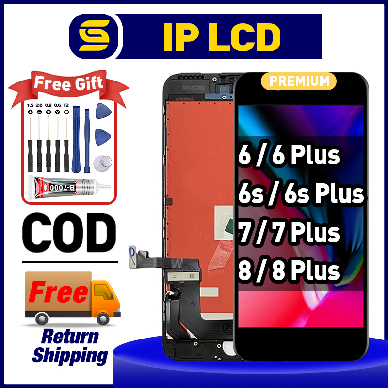 LCD IP 6/ 6 plus/ 6s/ 6s plus/ 7/ 7 plus/ 8/ 8 plus/ SE 2020 Compatible ...