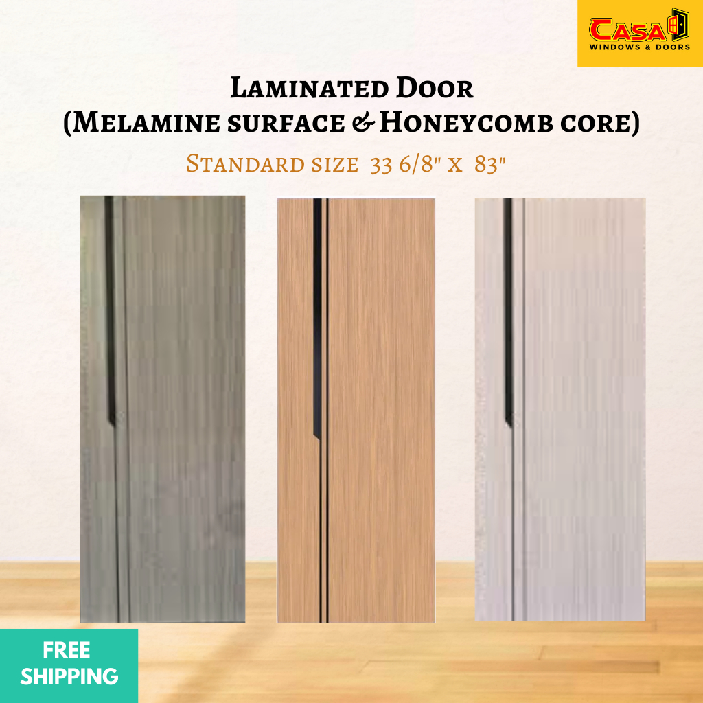 🔥READY STOCK Laminated Door Pintu Kayu Laminate 33"6/8 X 83" Honeycomb ...