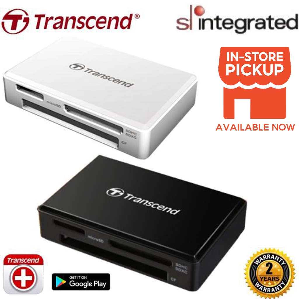Transcend All In One Multi Card Reader USB 3.1 (TS-RDF8K/TS-RDF8W2 ...