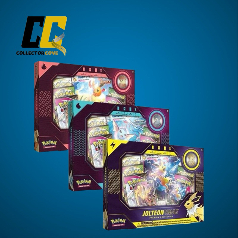 Eeveelutions Eevee Evolution VMAX Premium Collection Box | Vaporean ...